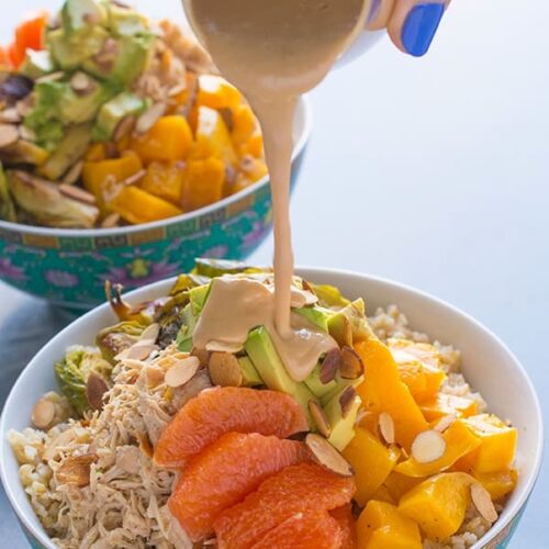 Grain Bowls with Chicken and Vegetables - The Lemon Bowl®