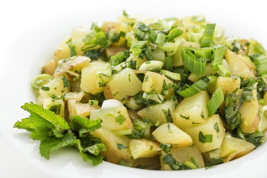 Lebanese Potato Salad (Patata Salata) - The Lemon Bowl®