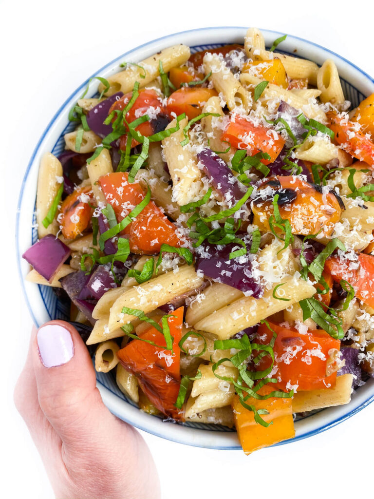 5 Step Grilled Vegetable Pasta - The Lemon Bowl®