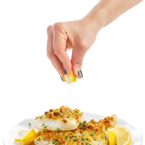 Parmesan Crusted Baked White Fish - The Lemon Bowl®