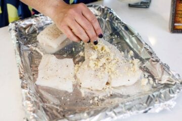 Parmesan Crusted Baked White Fish - The Lemon Bowl®