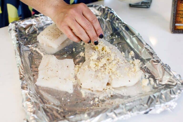 Parmesan Crusted Baked White Fish - The Lemon Bowl®