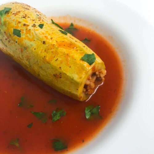 Lebanese Stuffed Kousa Squash - The Lemon Bowl®