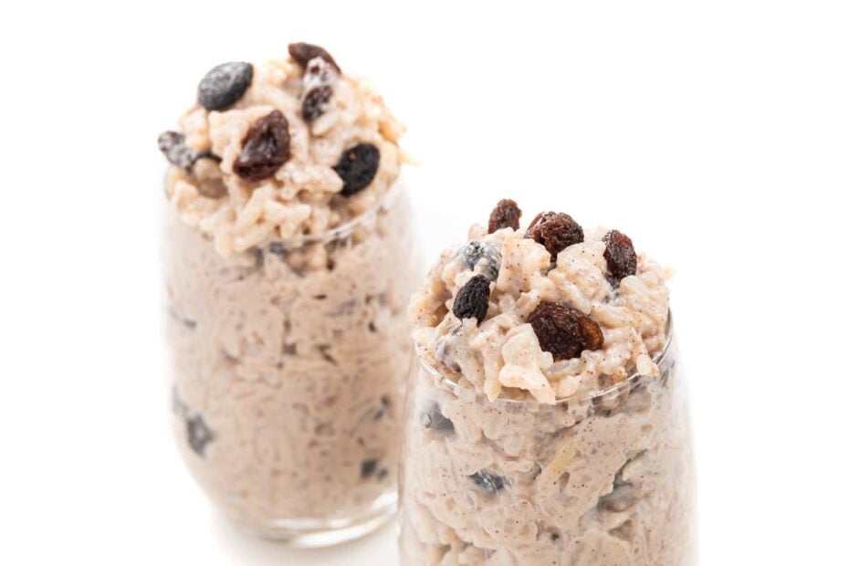 Old Fashioned Creamy Rice Pudding With Raisins - The Lemon Bowl®
