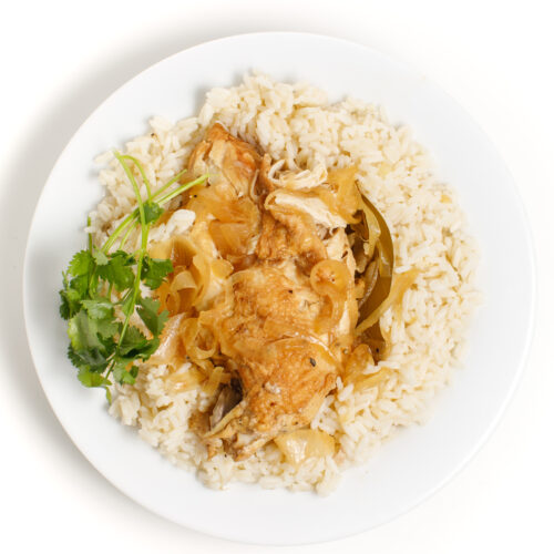 Filipino Chicken Adobo with Brown Rice - The Lemon Bowl®
