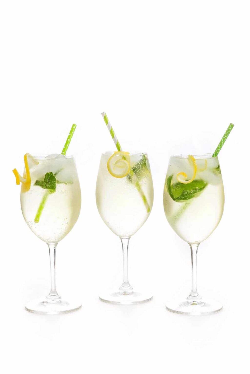 Lemon Basil White Wine Spritzer - The Lemon Bowl®