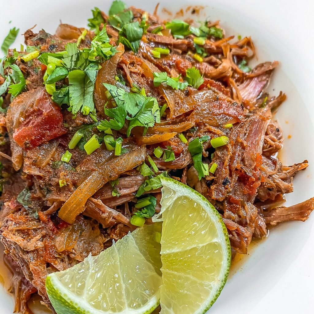 Slow Cooker Shredded Beef - The Lemon Bowl®
