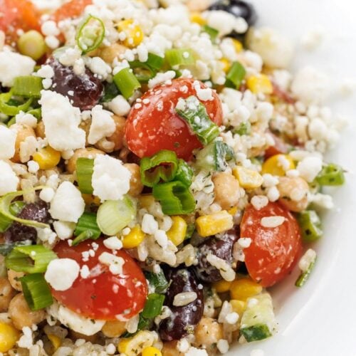 Greek Brown Rice Salad {with video} - The Lemon Bowl®