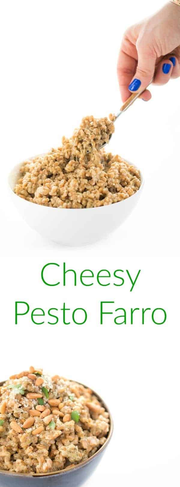 Cheesy Pesto Farro - The Lemon Bowl®
