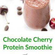 Chocolate Cherry Protein Smoothie - The Lemon Bowl®