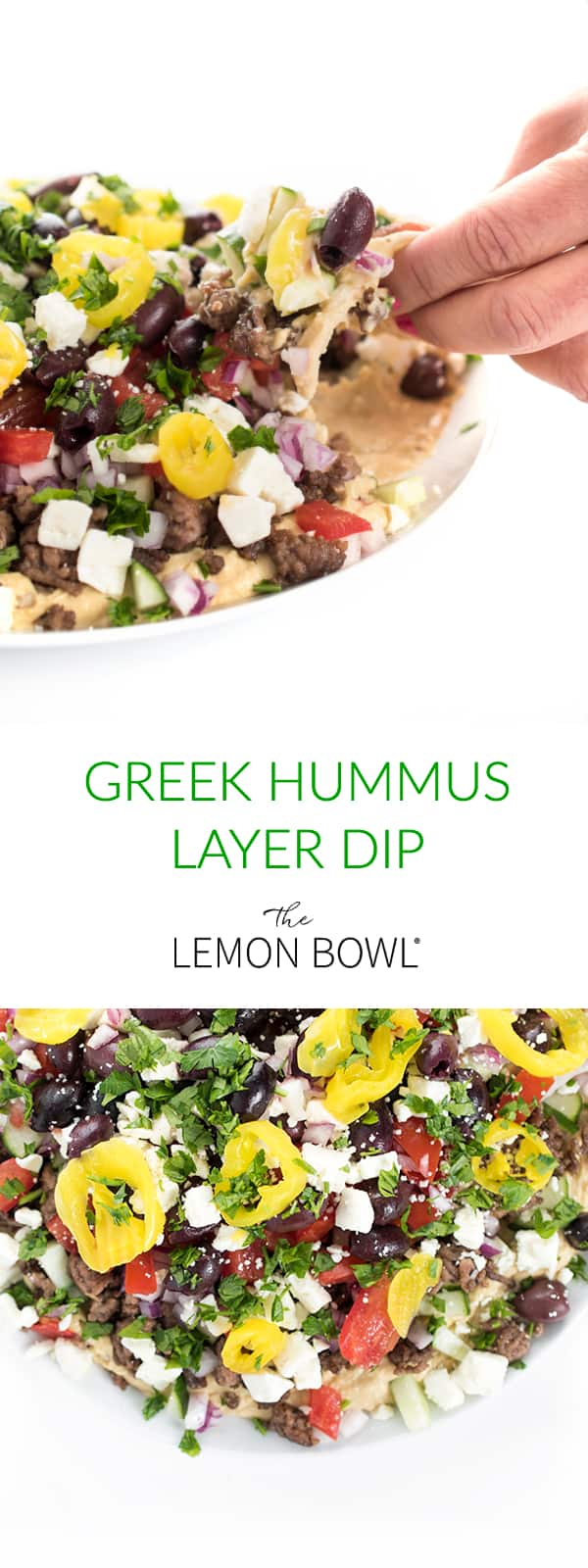 Greek Hummus Layer Dip - The Lemon Bowl®