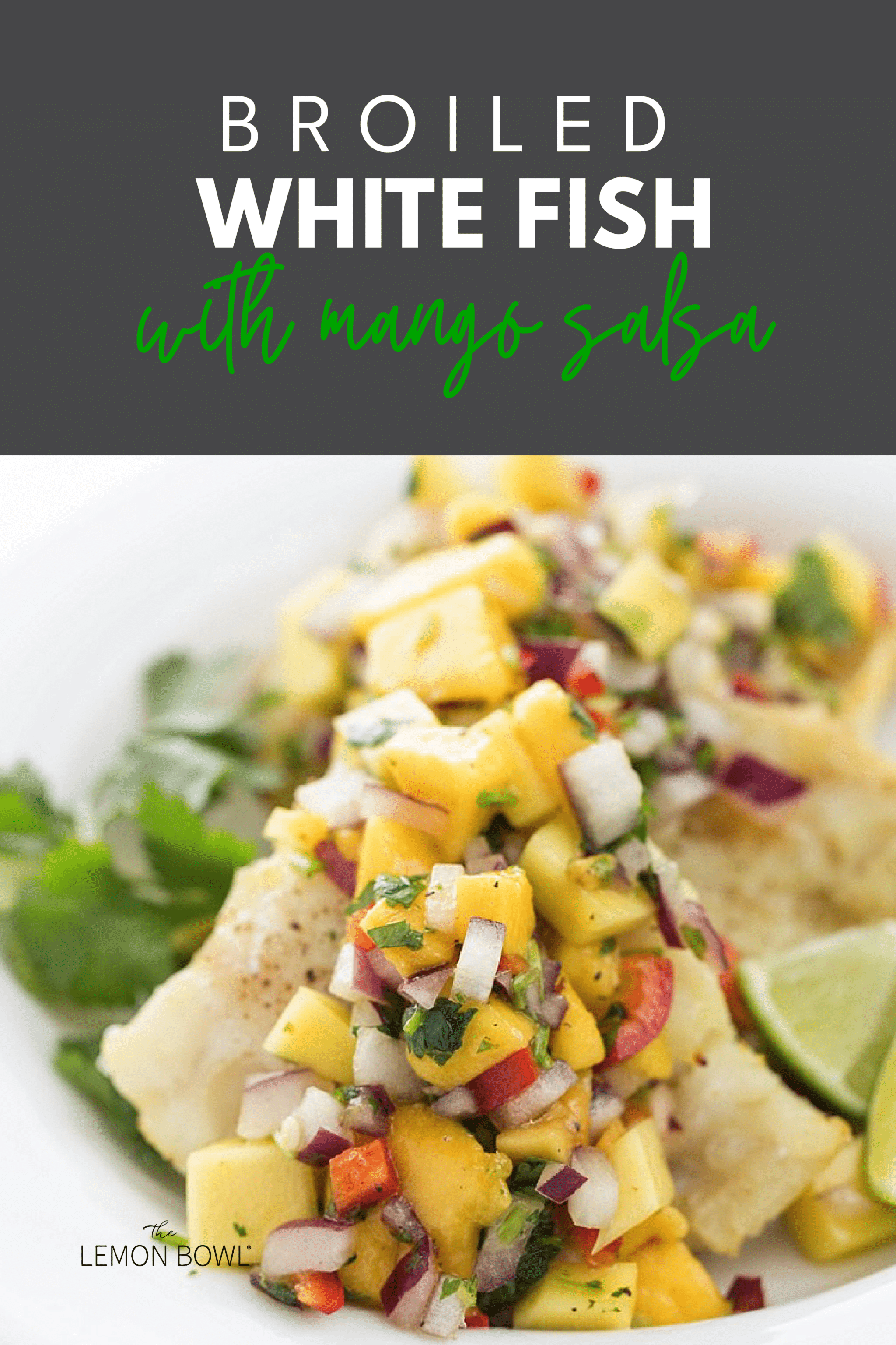 Broiled Whitefish with Mango Salsa - The Lemon Bowl®