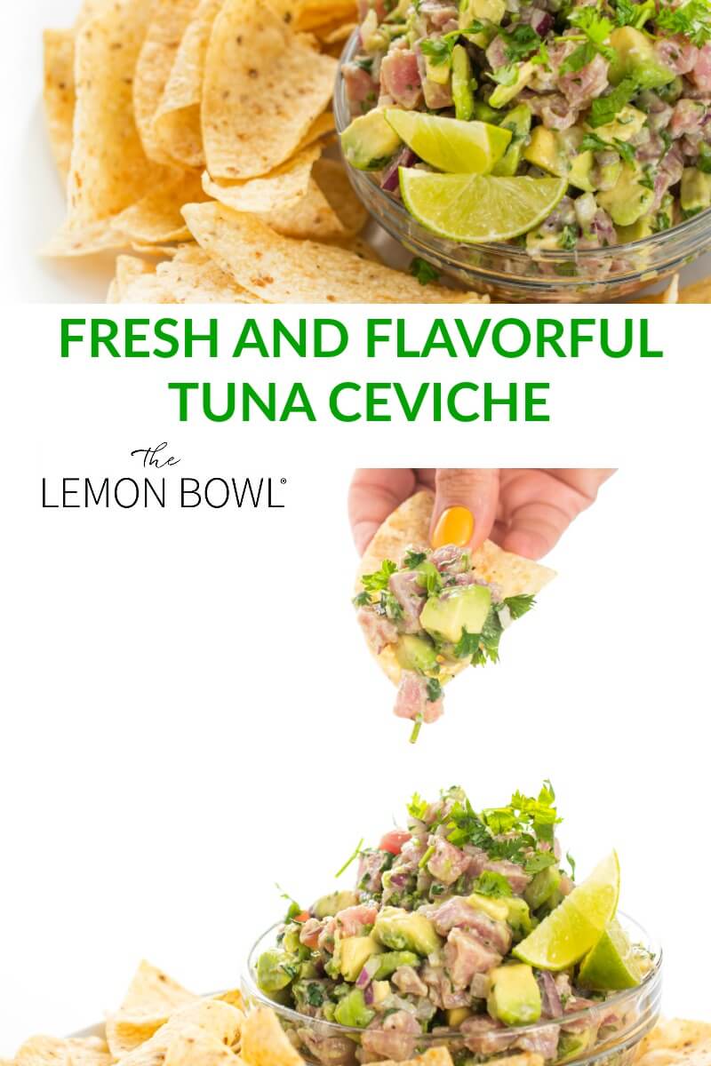 Fresh & Flavorful Tuna Ceviche - The Lemon Bowl®