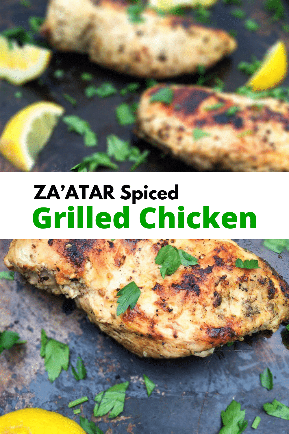 Za'atar Spiced Grilled Chicken - The Lemon Bowl®