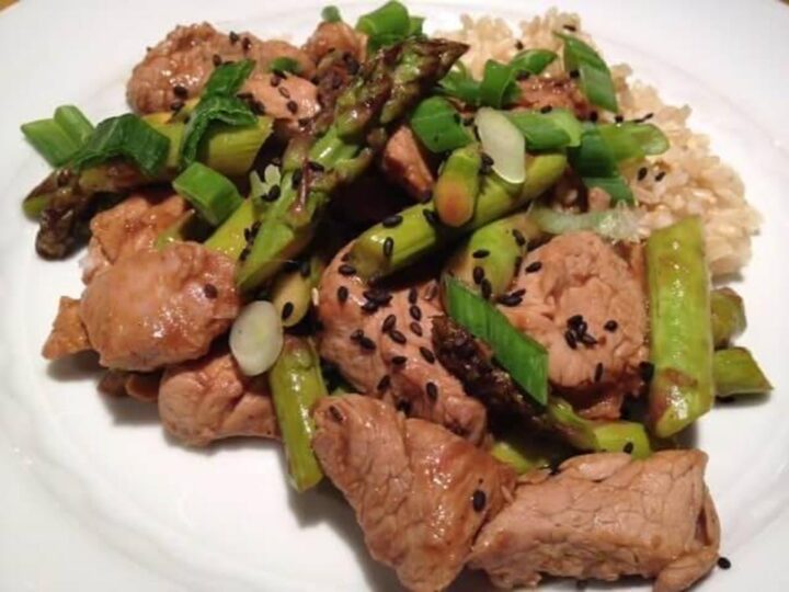 Pork & Asparagus Stir Fry - The Lemon Bowl®