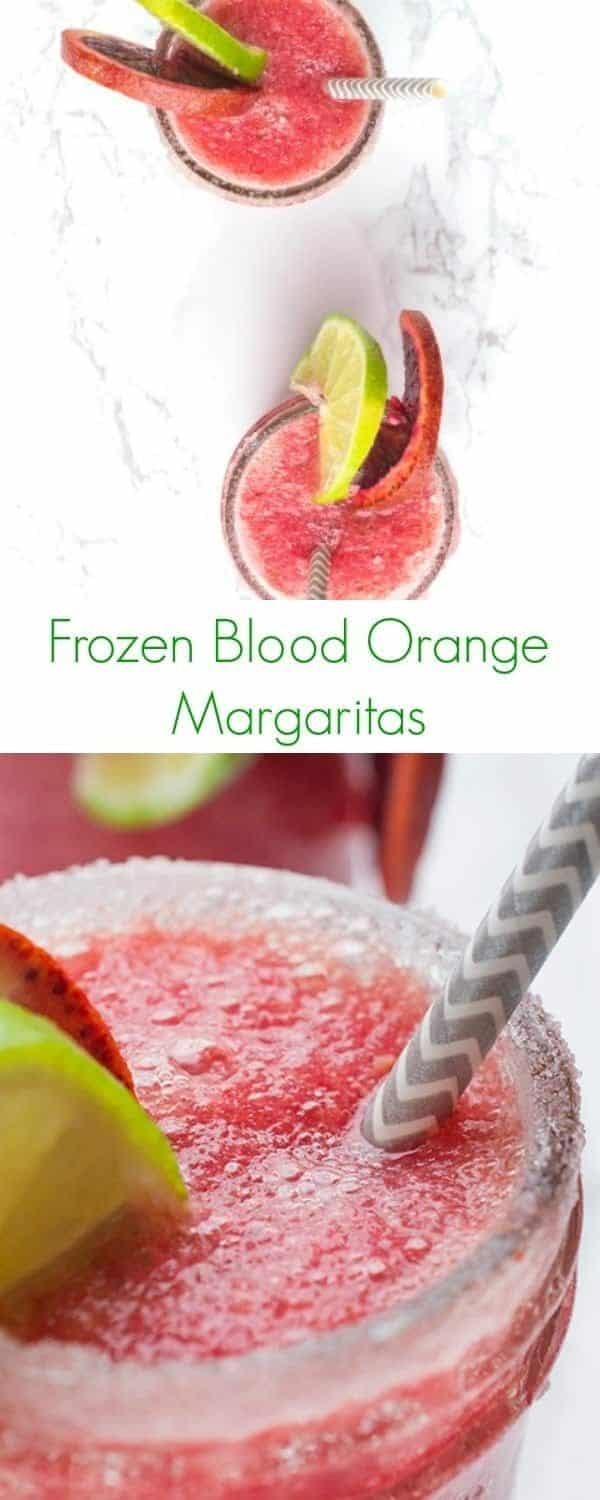 Frozen Blood Orange Margaritas - The Lemon Bowl®