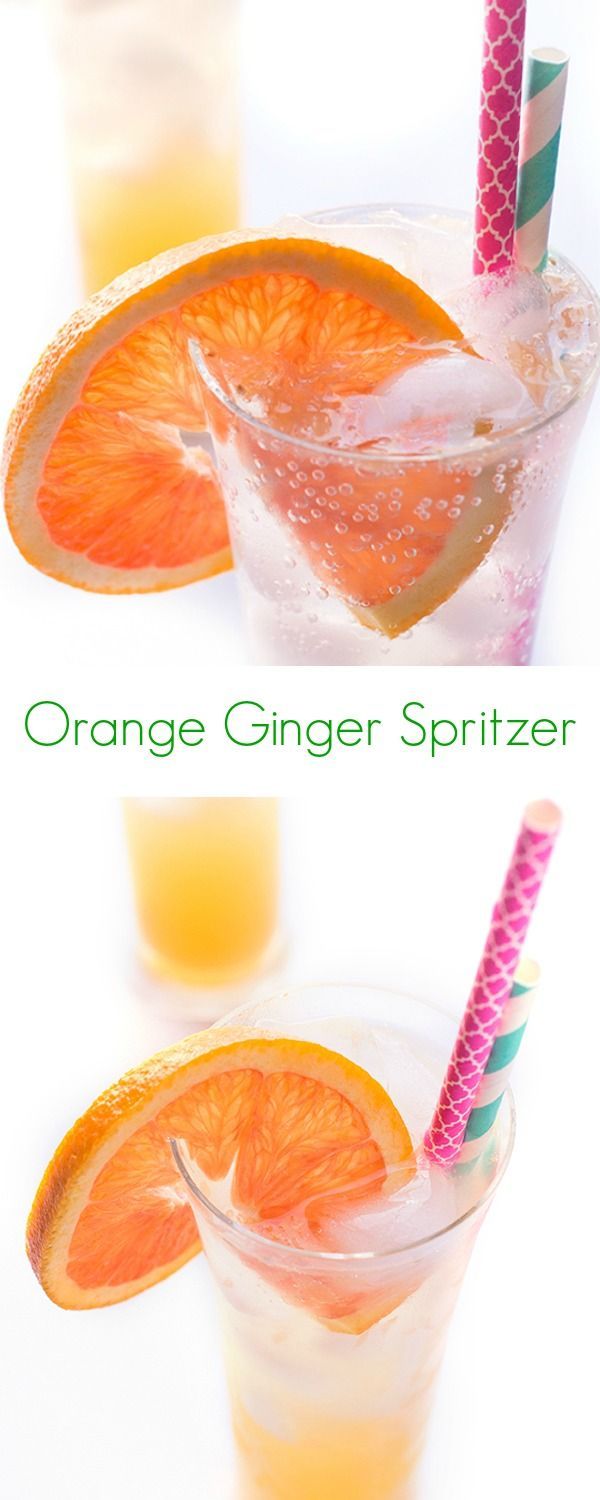Orange Ginger Spritzer - The Lemon Bowl®