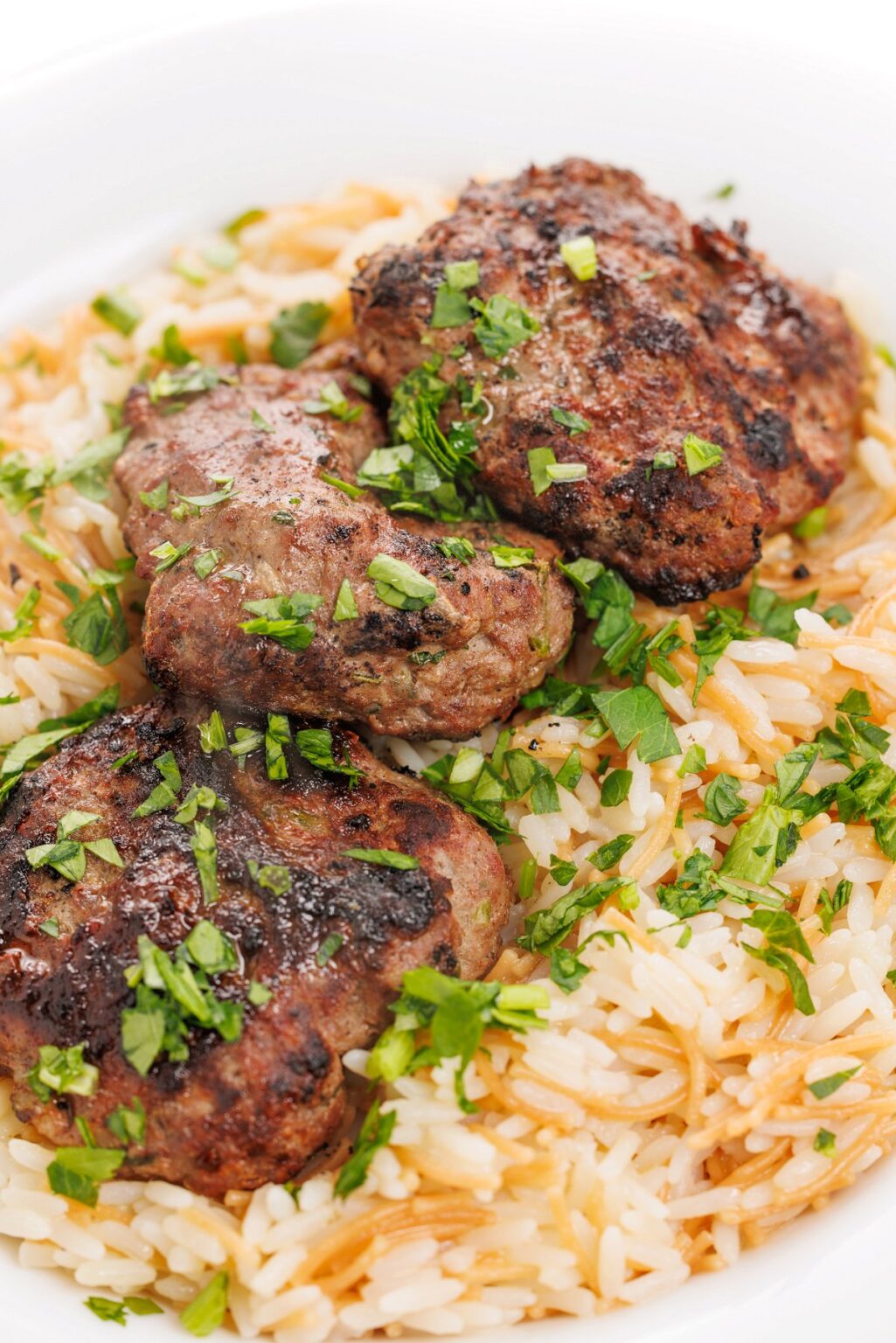 Grilled Lebanese Beef Kafta Patties - The Lemon Bowl®