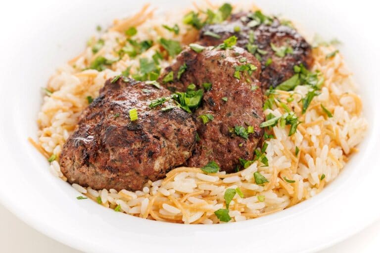 Grilled Lebanese Beef Kafta Patties - The Lemon Bowl®