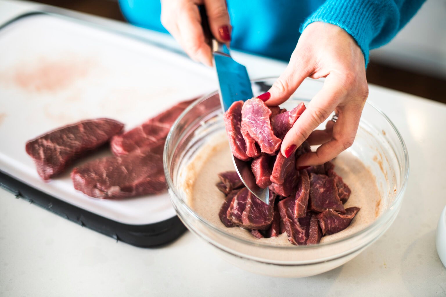 Beef Shawarma with Cucumber Yogurt Sauce - The Lemon Bowl®