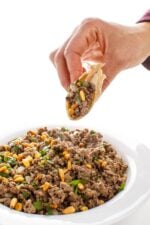 Lebanese Hashweh - Ground Beef with Pine Nuts - The Lemon Bowl®