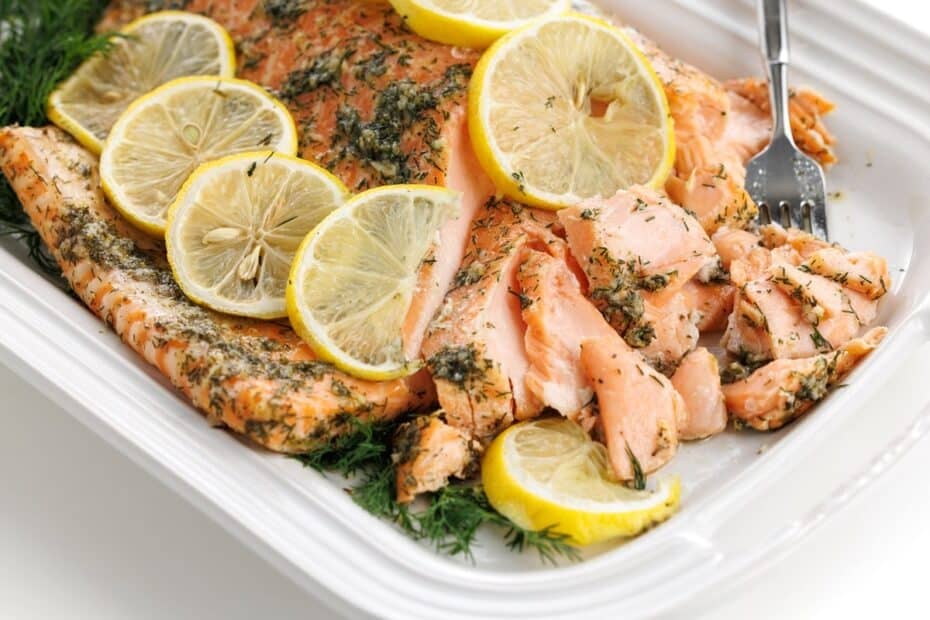 Garlic and Dill Roasted Salmon - The Lemon Bowl®