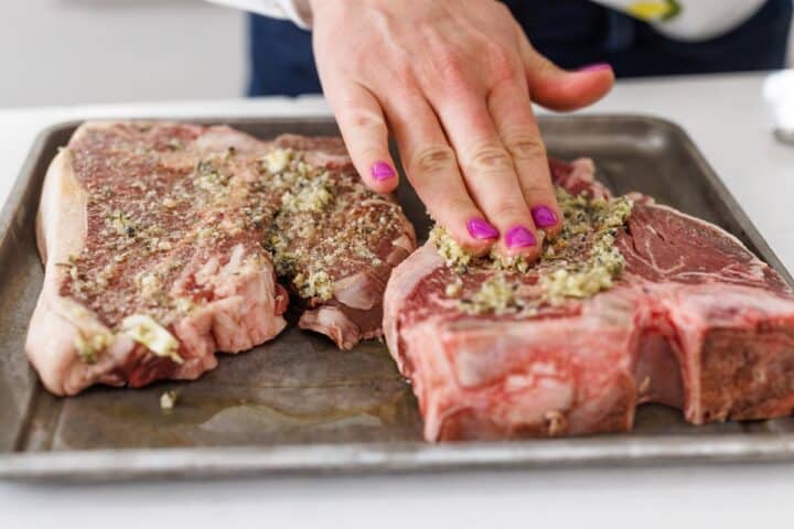 Herbes de Provence Grilled Porterhouse Steak - The Lemon Bowl®
