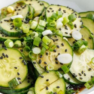 Japanese Quick Pickled Cucumbers - The Lemon Bowl®