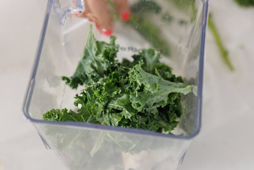 High Protein Blueberry Kale Smoothie - The Lemon Bowl®