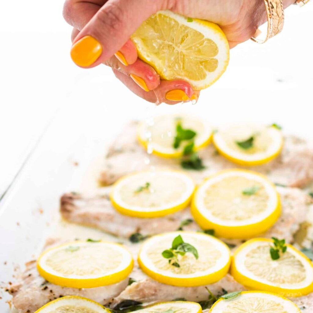 Lemon Butter Baked White Fish - The Lemon Bowl®