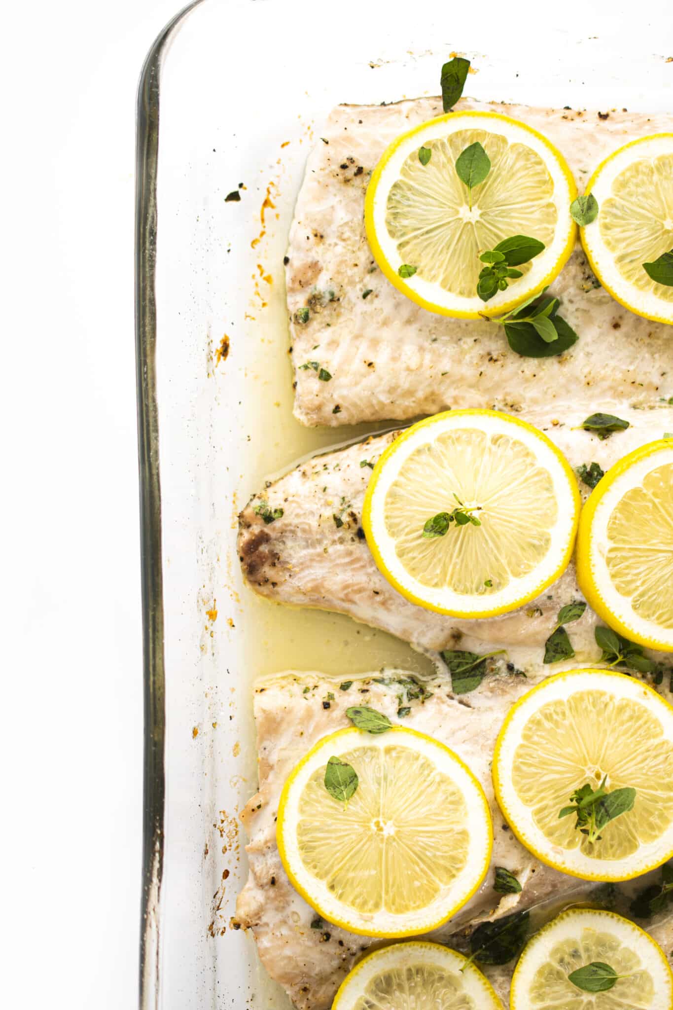 Lemon Butter Baked White Fish - The Lemon Bowl®