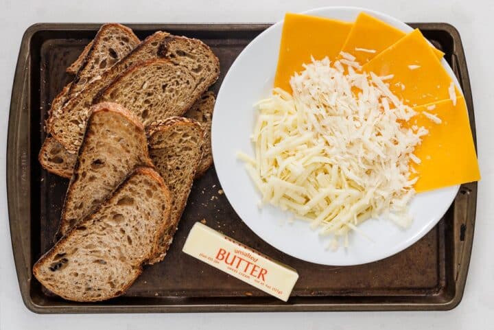 Sheet Pan Oven Baked Grilled Cheese - The Lemon Bowl