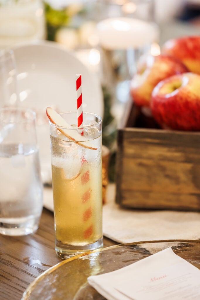 Apple Gin Fizz Cocktail - The Lemon Bowl