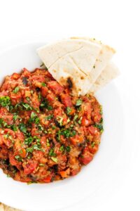 Turkish Eggplant Salsa - The Lemon Bowl®