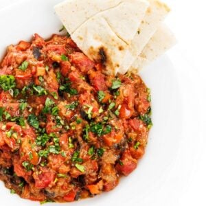 Turkish Eggplant Salsa - The Lemon Bowl®