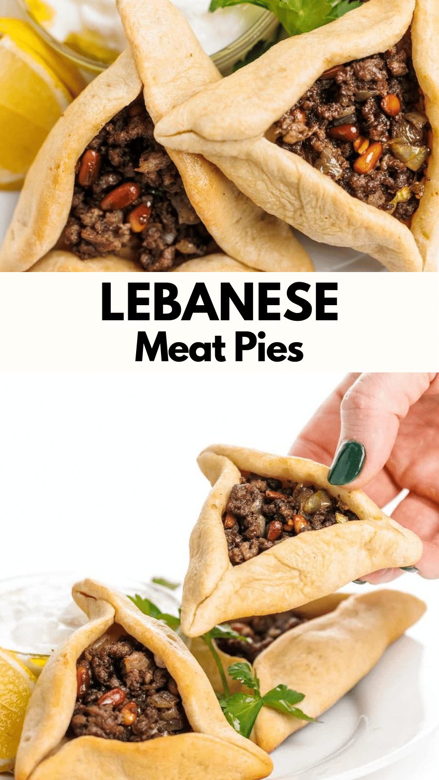 Lebanese Meat Pies (Sfeehas) - The Lemon Bowl®