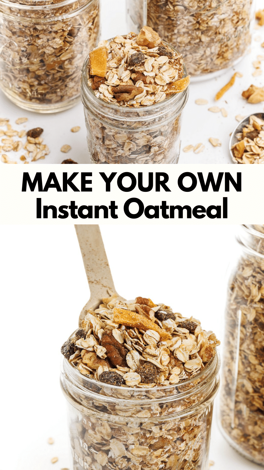 Make Your Own Homemade Instant Oatmeal Mix - The Lemon Bowl®