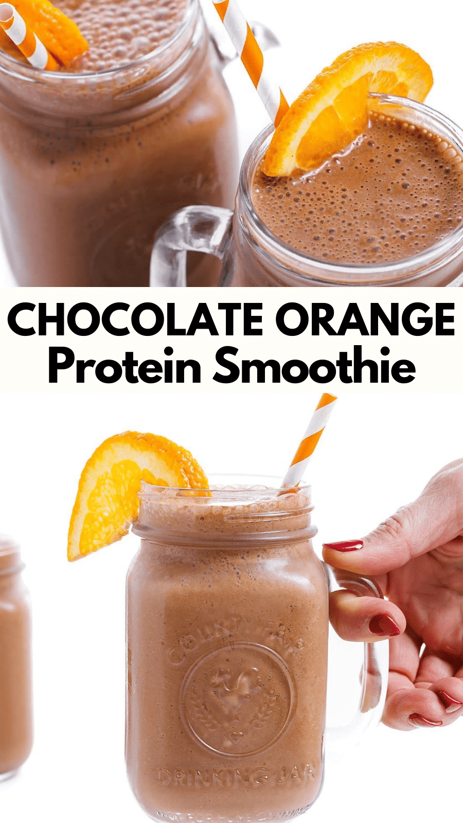 Chocolate Orange Protein Smoothie - The Lemon Bowl®