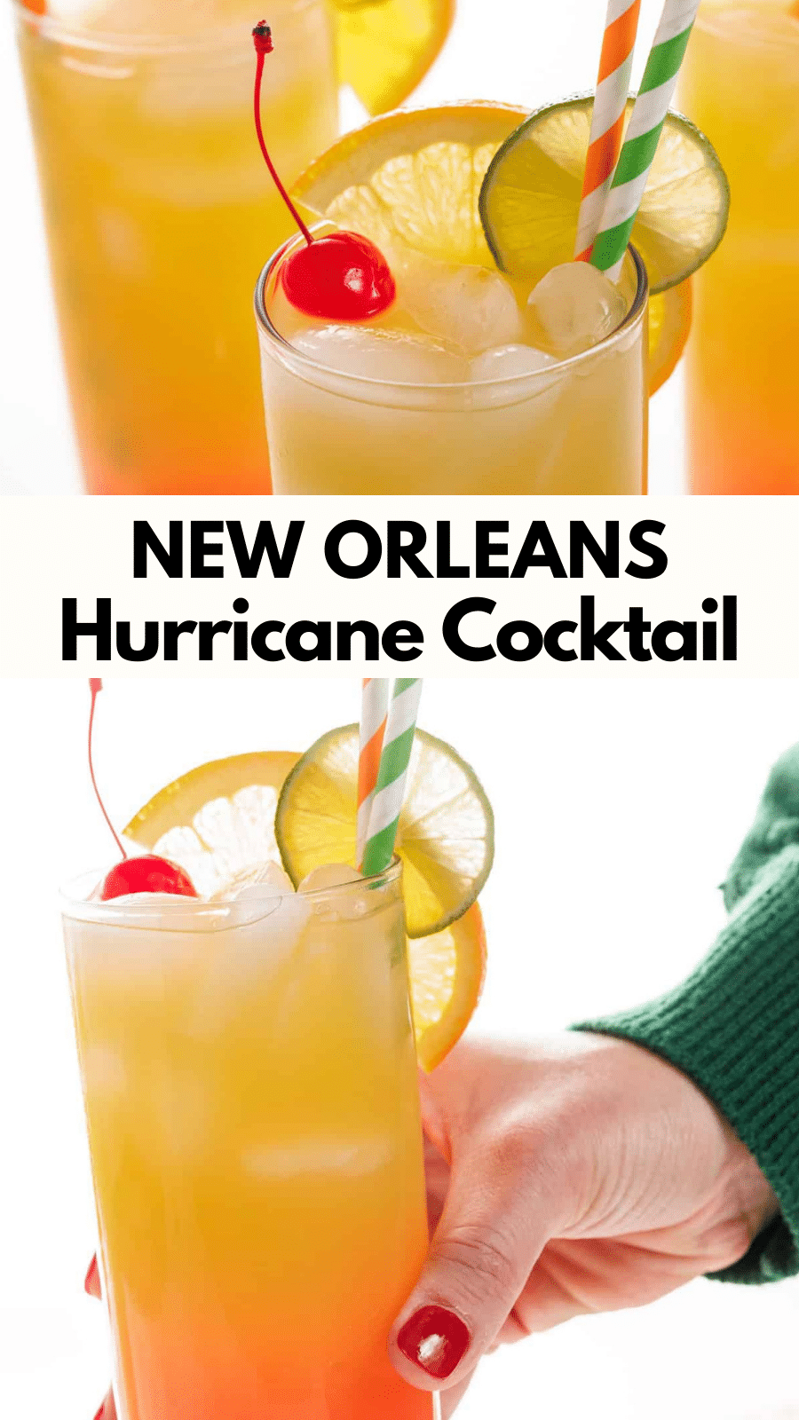 New Orleans Hurricane Cocktail - The Lemon Bowl®