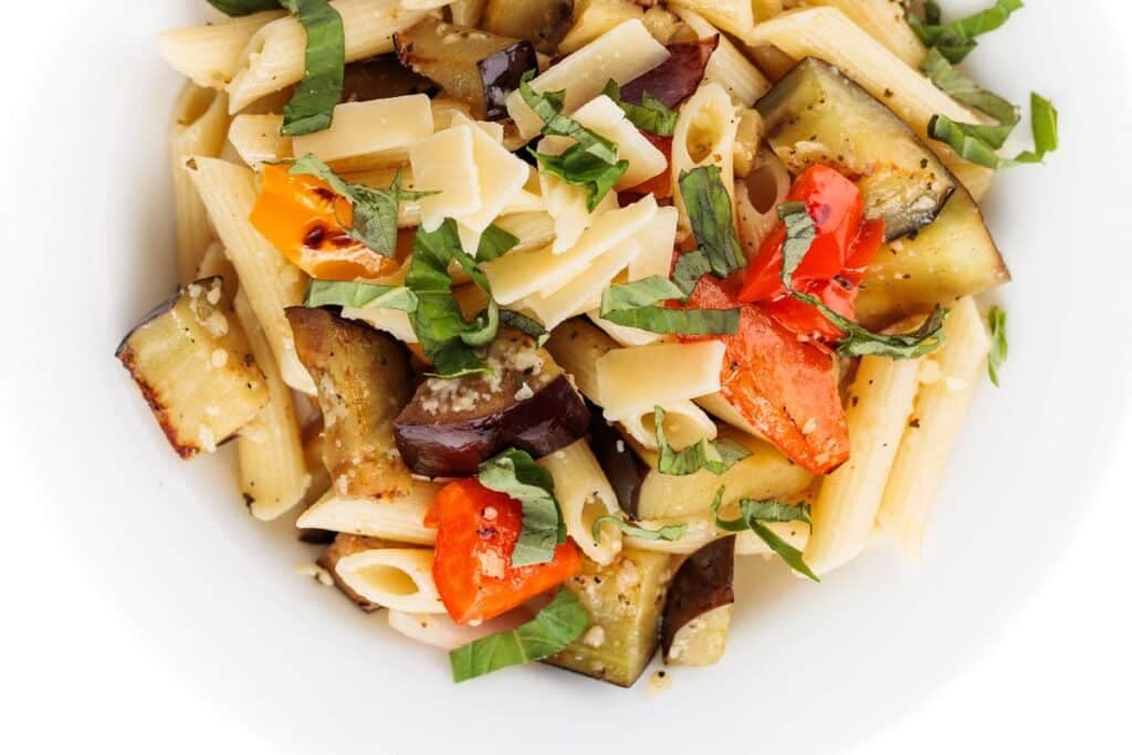 Grilled Vegetable Pasta - The Lemon Bowl®