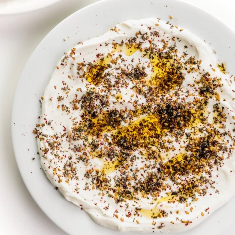 Labneh with Olive Oil and Za'atar - The Lemon Bowl®
