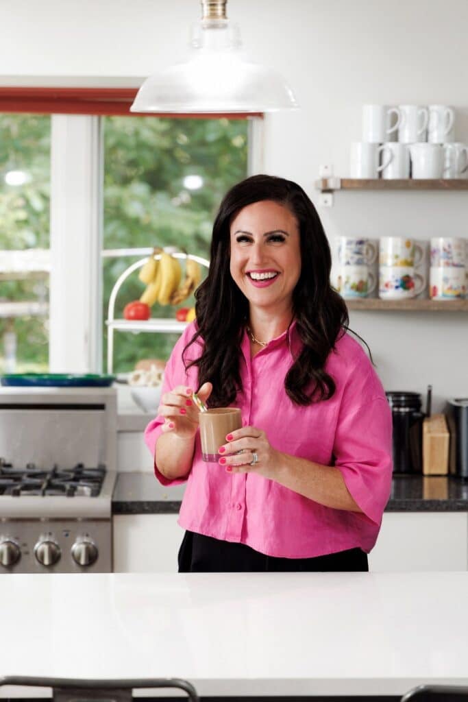 Low Carb Chocolate Peanut Butter Smoothie - The Lemon Bowl®