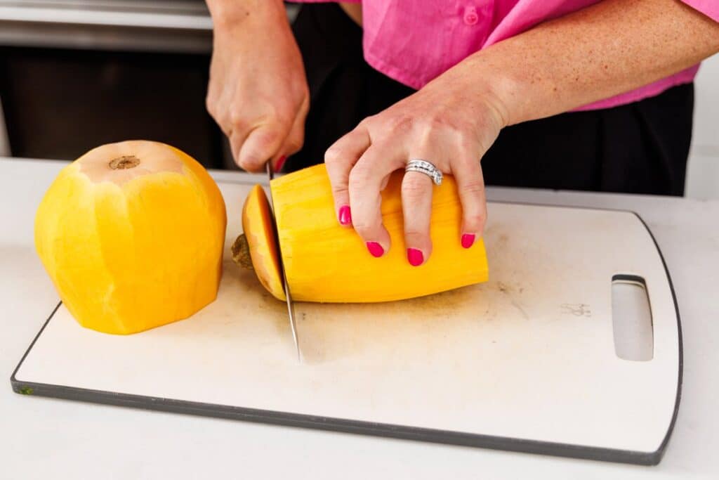 How to Cut and Peel Butternut Squash (Step-by-Step Guide) - The Lemon Bowl