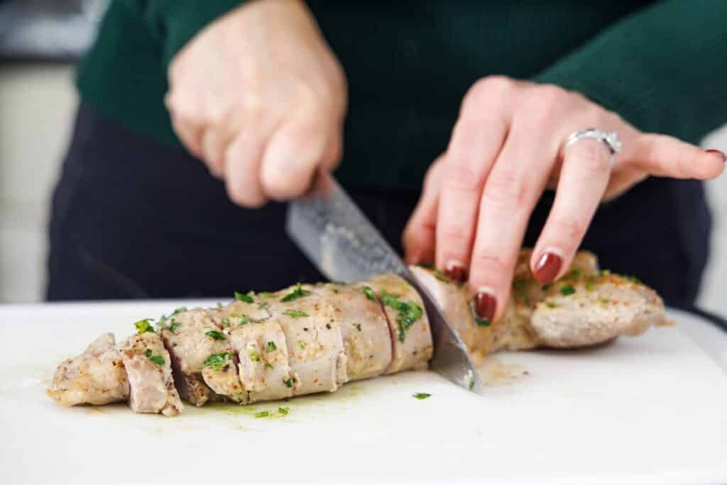 Baked Pork Tenderloin with Mustard Glaze - The Lemon Bowl