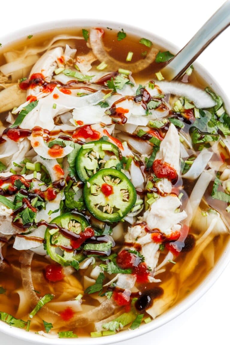 Slow Cooker Pho-Inspired Chicken Soup - The Lemon Bowl®