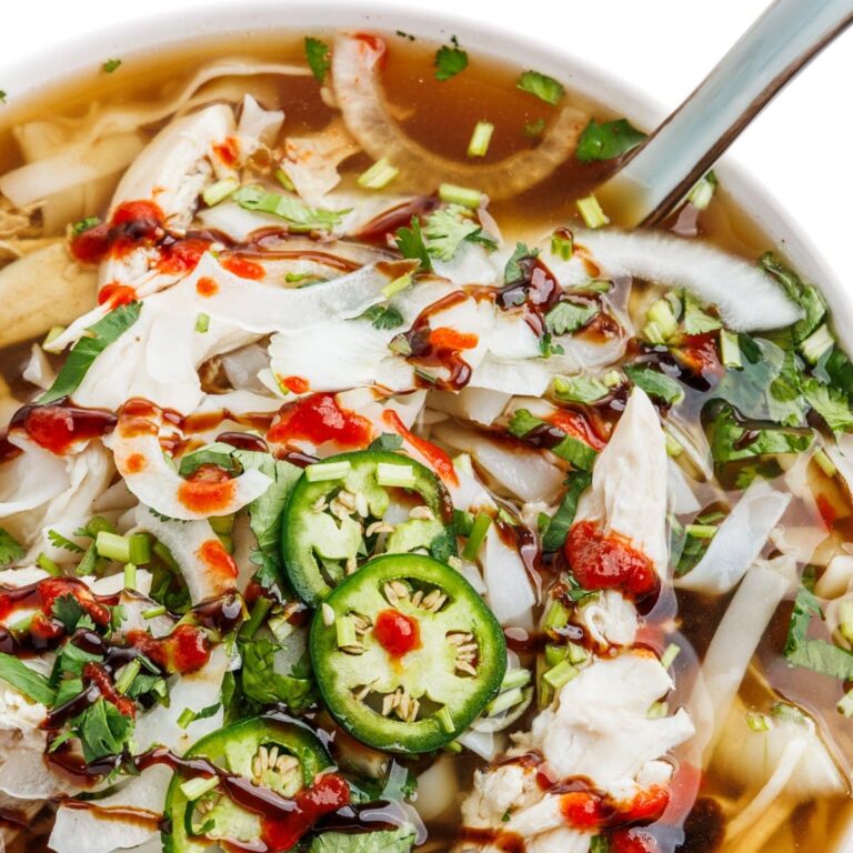 Slow Cooker Chicken Pho Recipe - The Lemon Bowl®