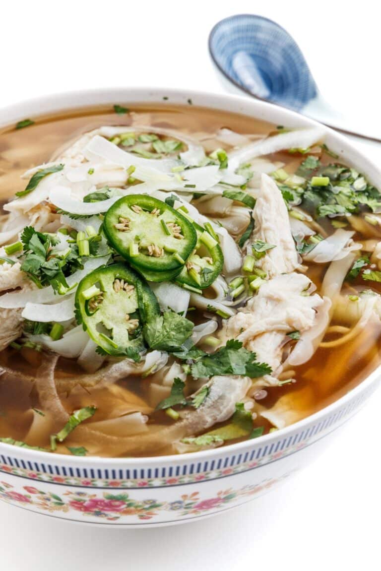 Slow Cooker Chicken Pho Recipe - The Lemon Bowl®