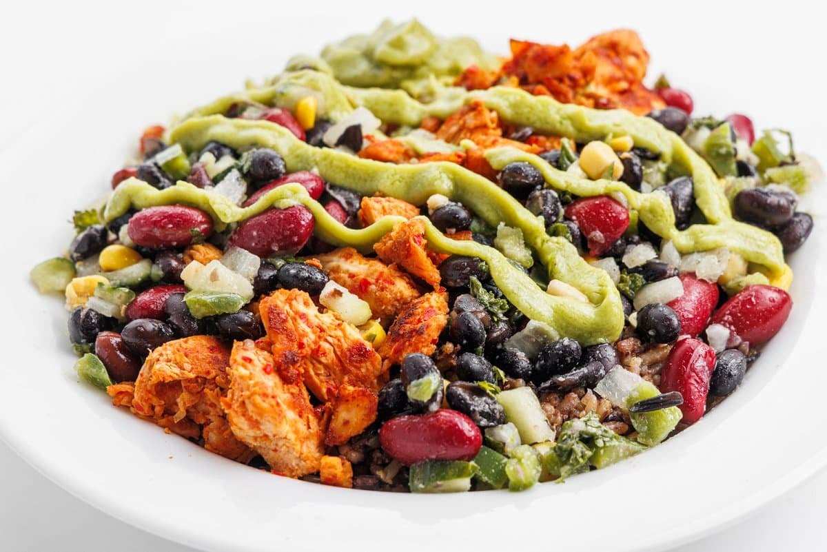 Protein-Packed Chicken Avocado Rice Bowl - The Lemon Bowl