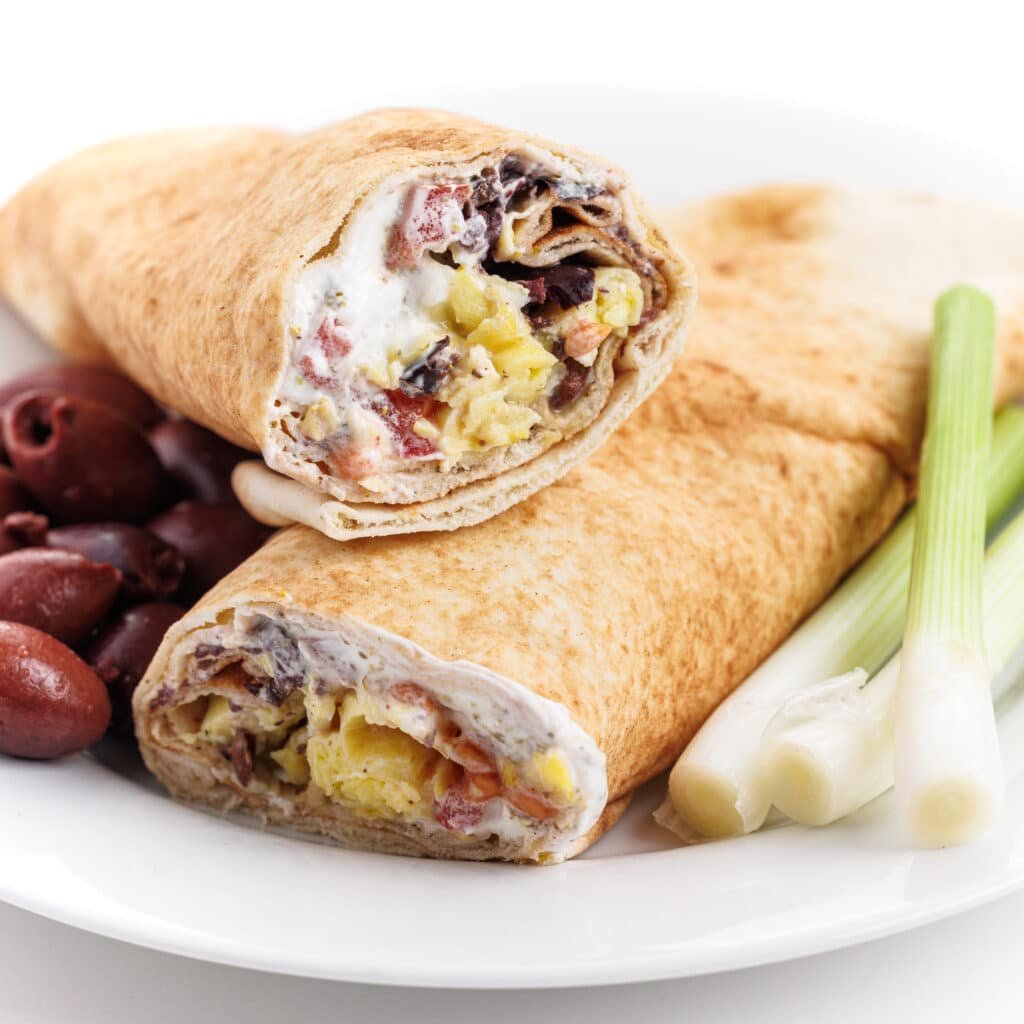 Lebanese Breakfast Pita with Labneh - The Lemon Bowl