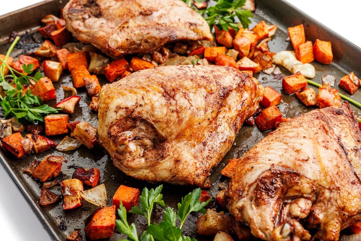20 Healthy Chicken and Sweet Potato Recipes - The Lemon Bowl